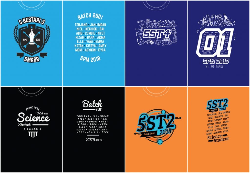 Baju Kelas - Printing T-Shirt Murah | Print Kaler